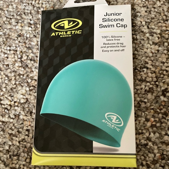 Athletic Works | Swim | Athletic Works Blue Swim Cap Silicone ...